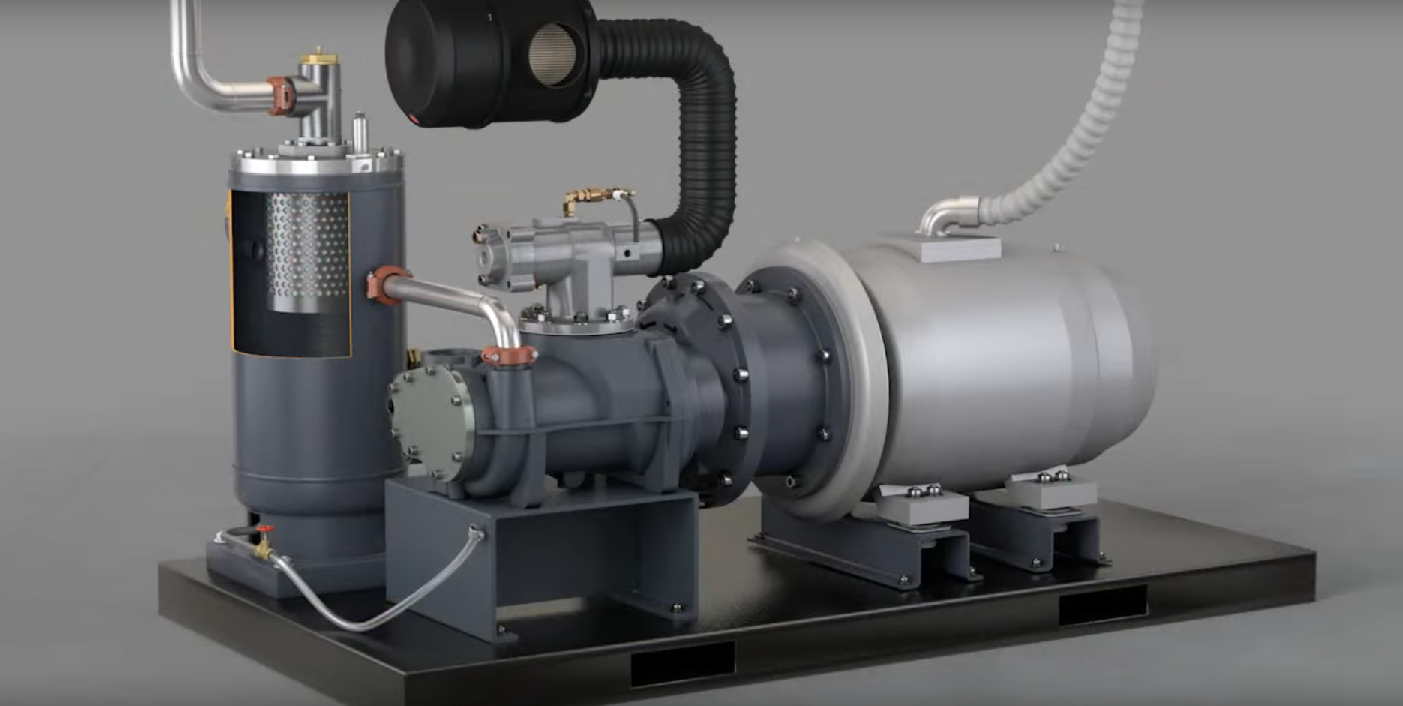Air/oil separation in an air compressor - industry24h
